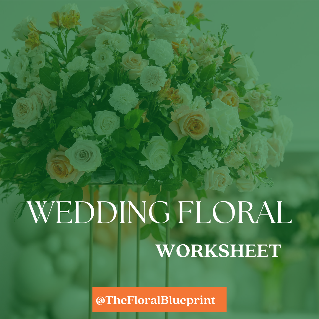 Wedding Floral Worksheet
